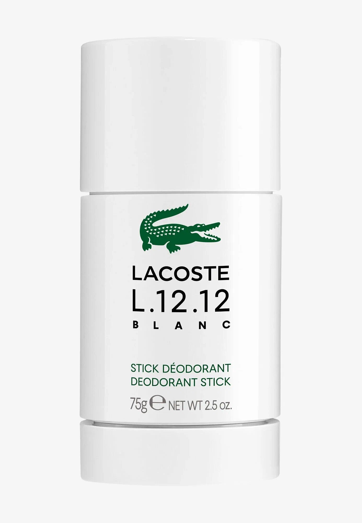 Lacoste Мужской Дезодорант L.12.12 Blanc Men Дезодорант-стик, 75мл