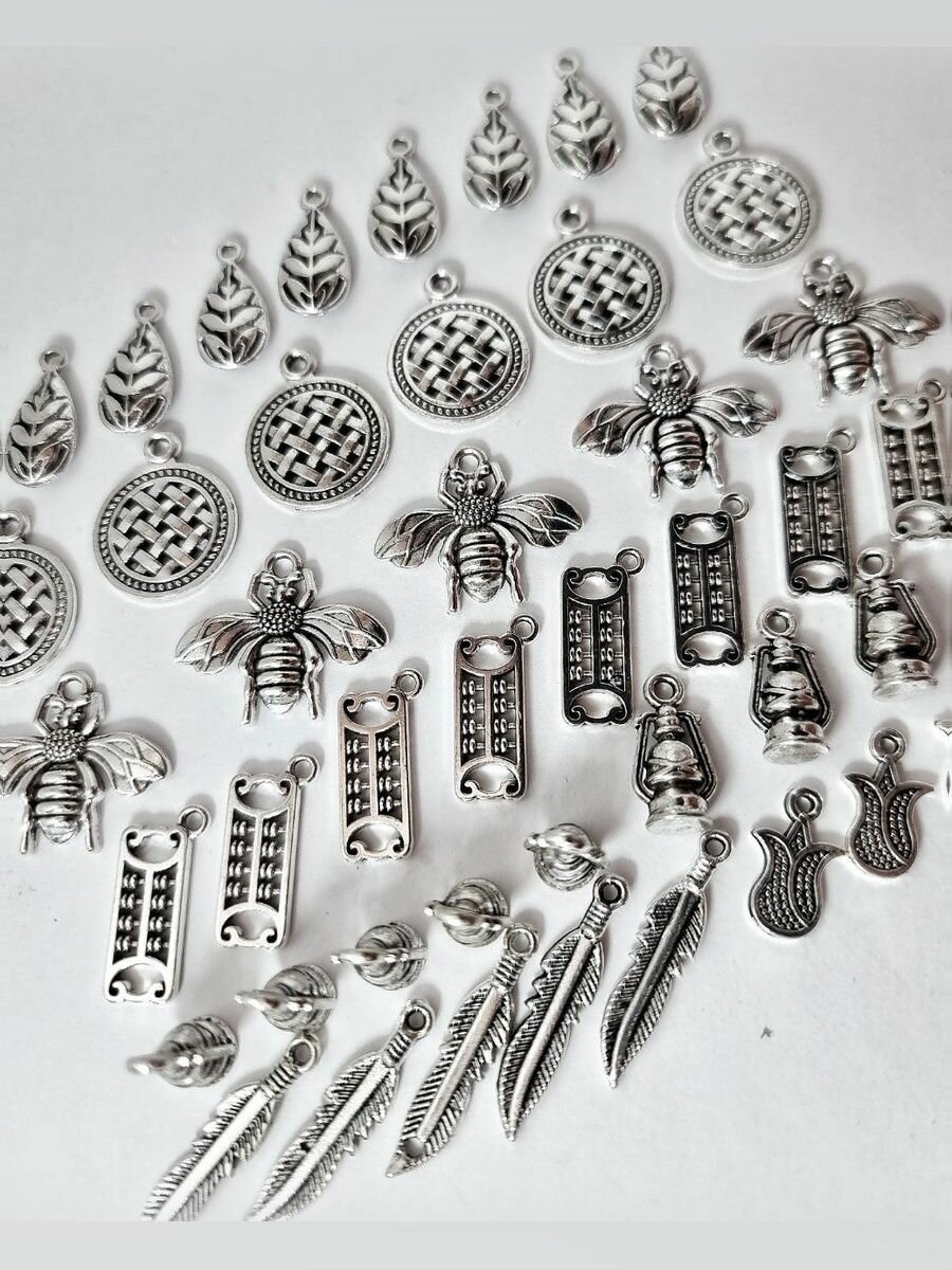 Подвески, Кулоны металлические 14-25мм. 56шт.