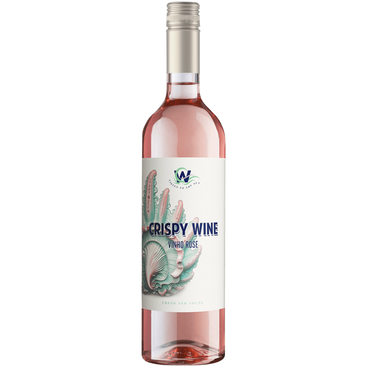 Вино Crispy Wine розовое полусухое 0,75 л