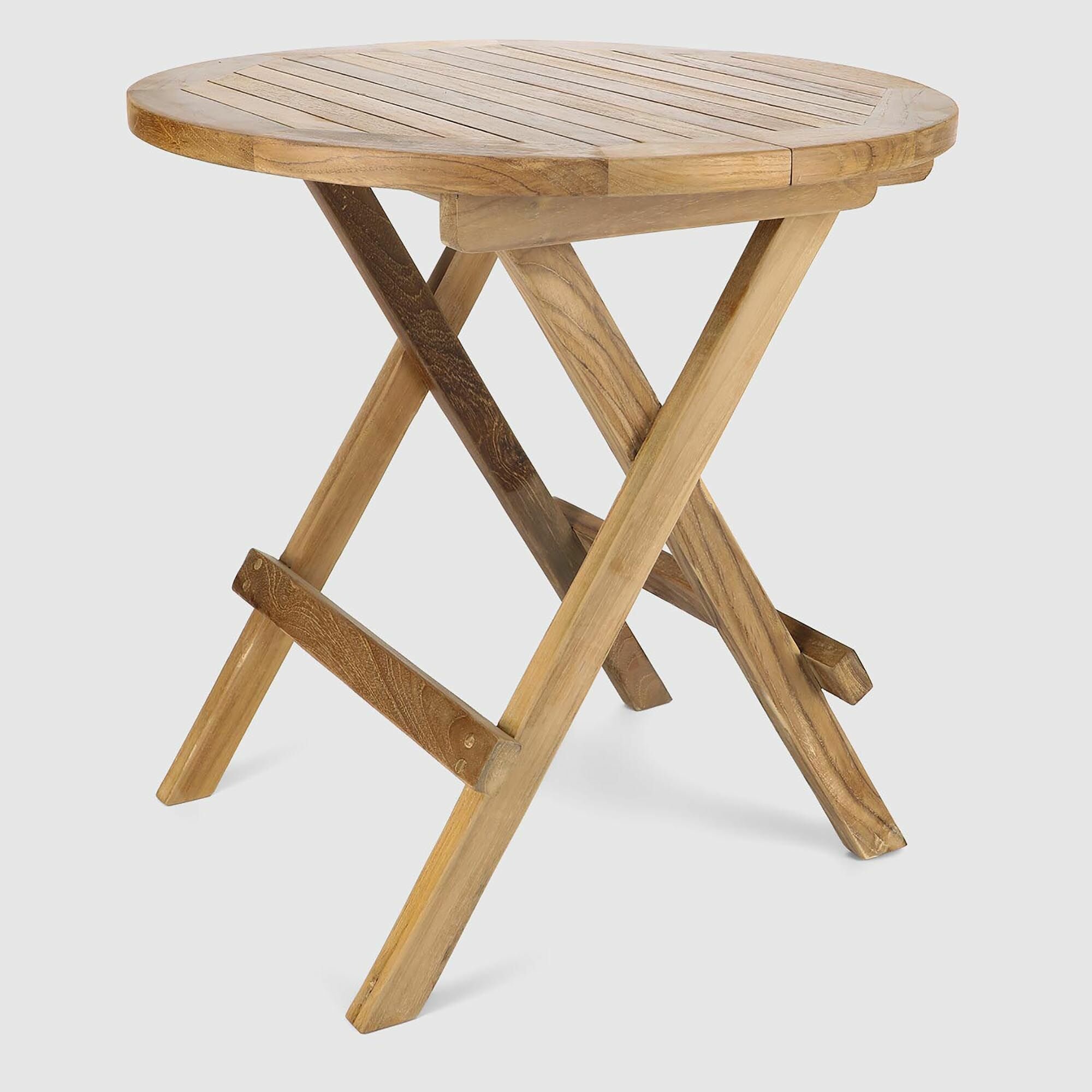 Стол для пикника Rohman Java Round straight 50х50х50 см