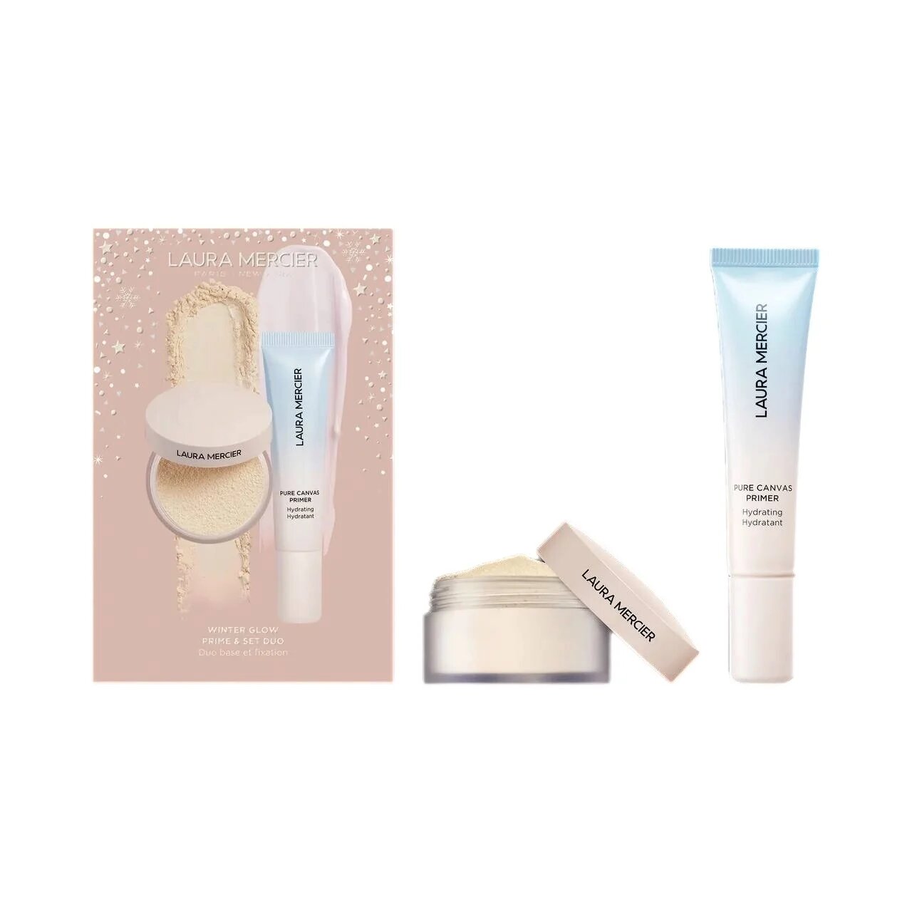 LAURA MERCIER WINTER GLOW′ SET DUO набор праймер и пудра