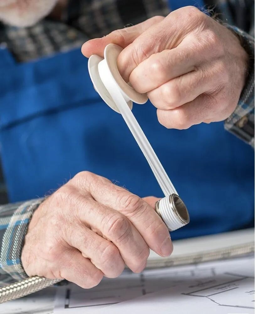 Набор Ленты ФУМ 12 мм х 0.075 мм х 10 м, 5 шт.