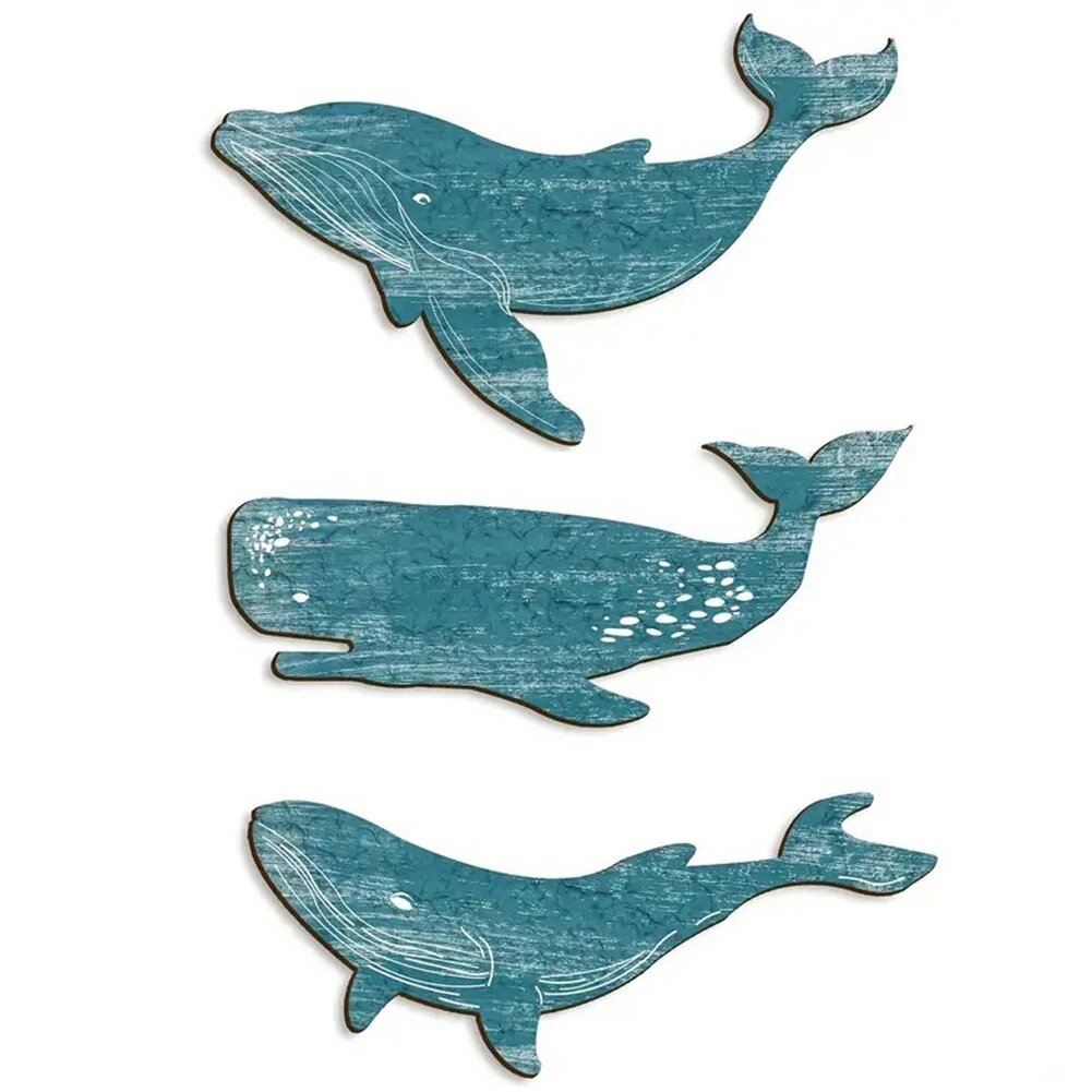 Деревянное панно «Кит»