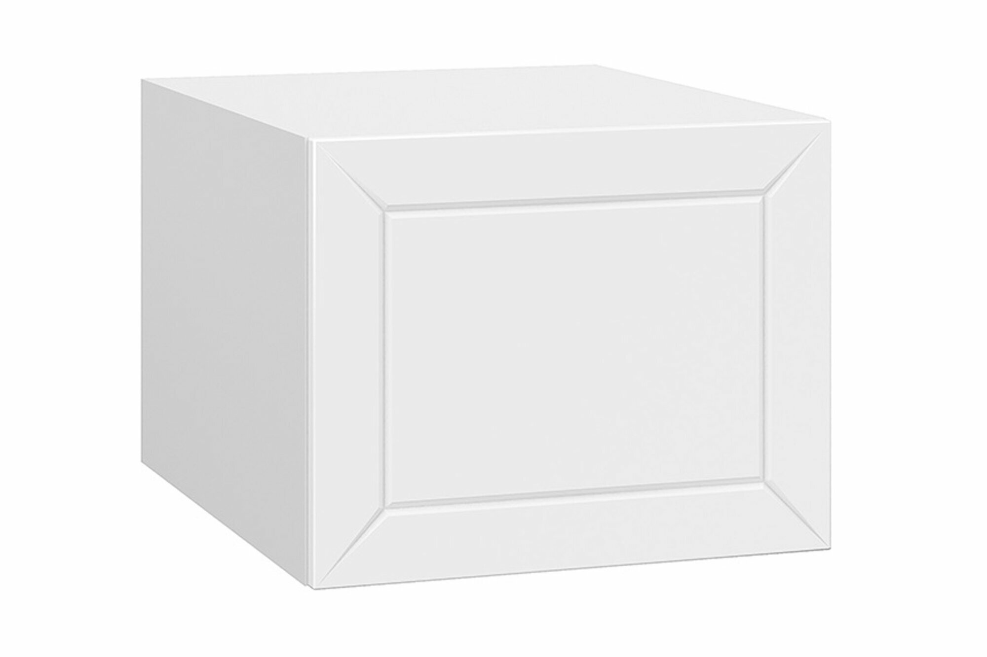 Шкаф верхний антресоль Нонтон Кельн, 45x57x35.7 см, Белый / Софт пломбир