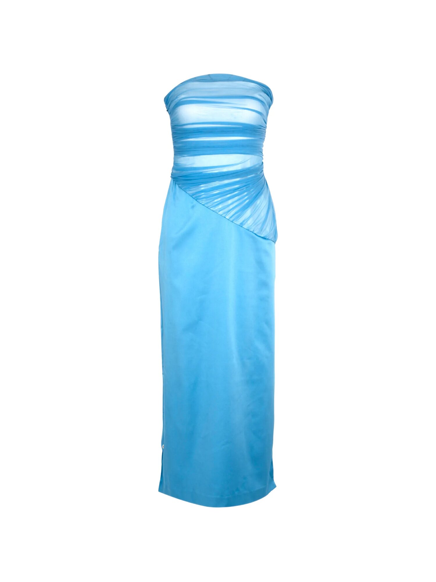 Платье Strapless ruched dress