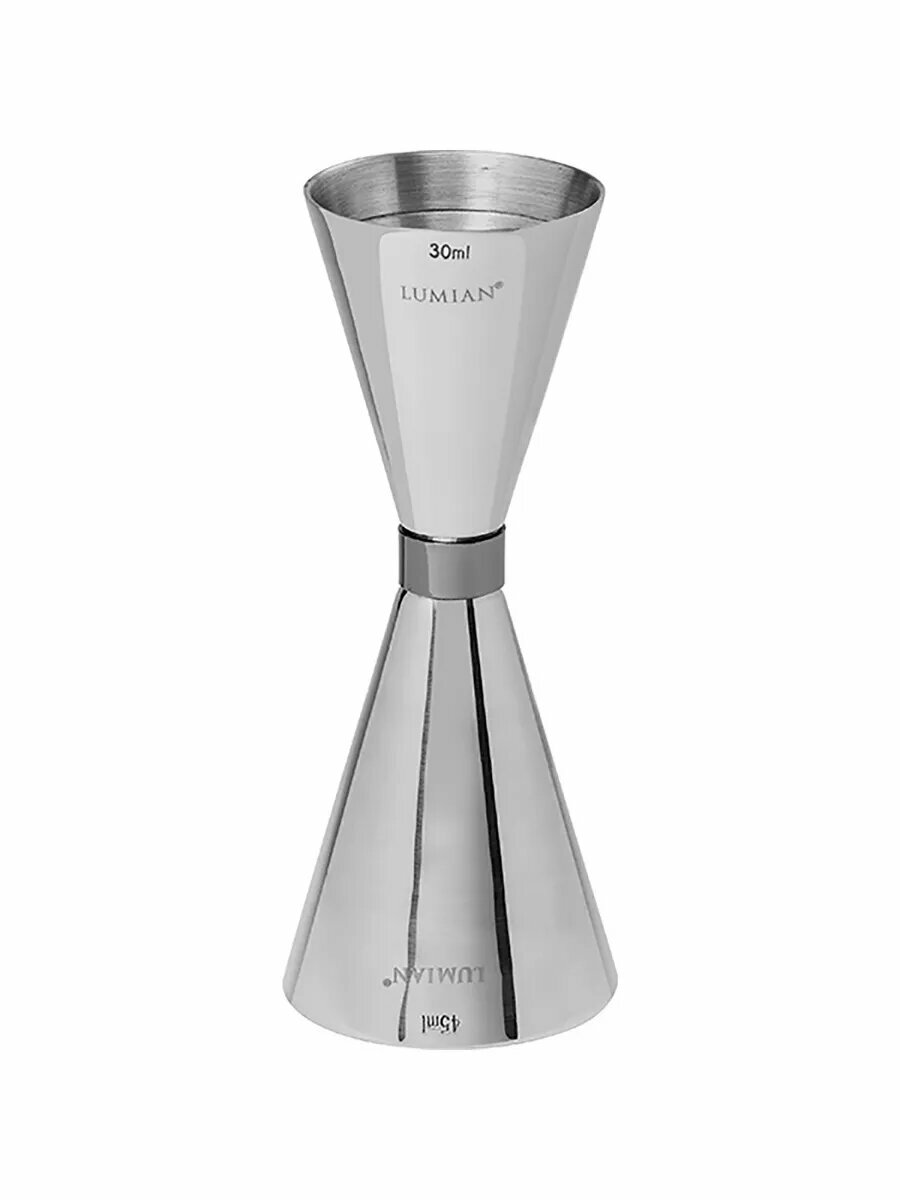 Джиггер Lumian Mr Slim Black Ruby, нержавеющая сталь 30 мл;45 мл