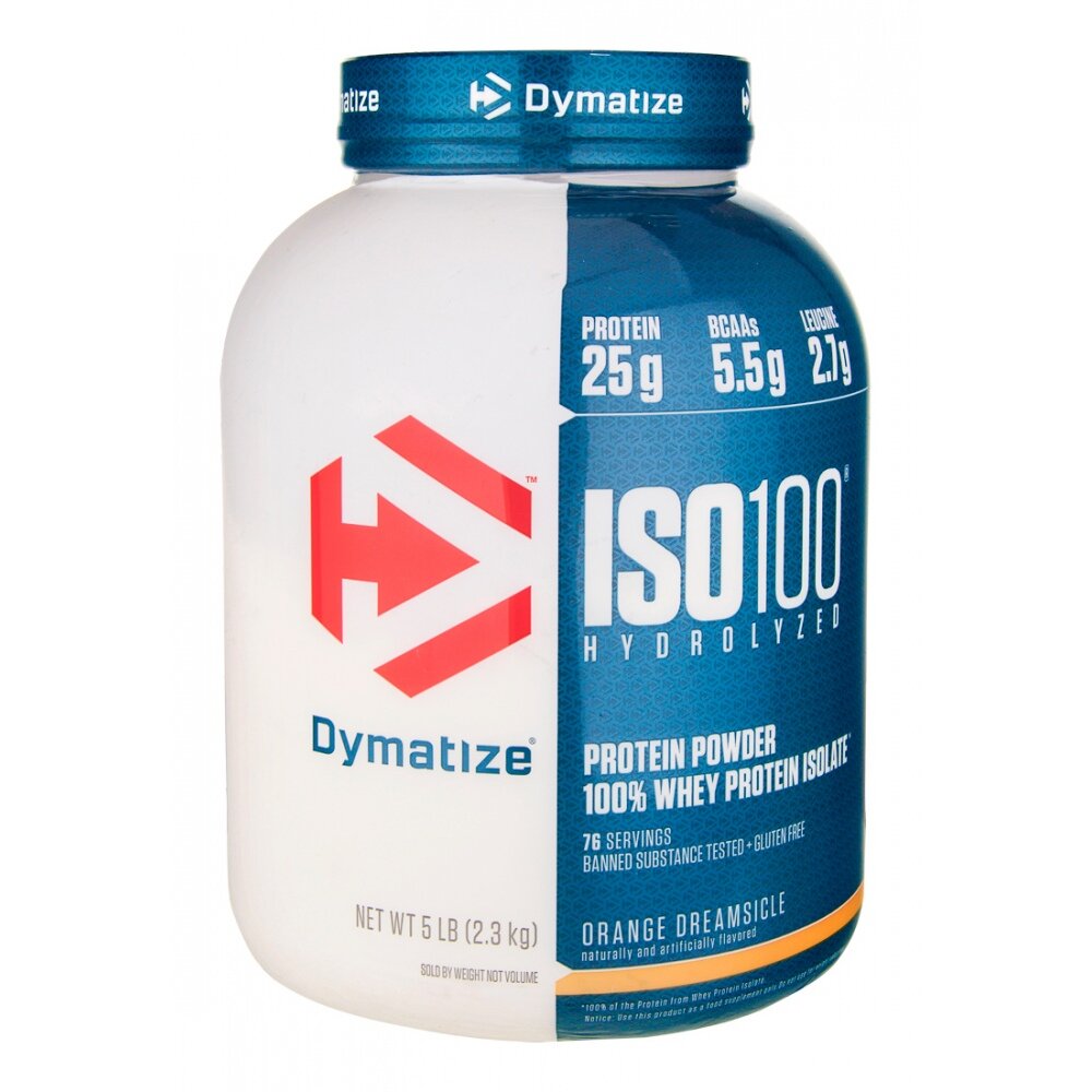 Протеин изолят Dymatize ISO-100, 2300 г, Вкус Gourmet Chocolate / Изысканный Шоколад