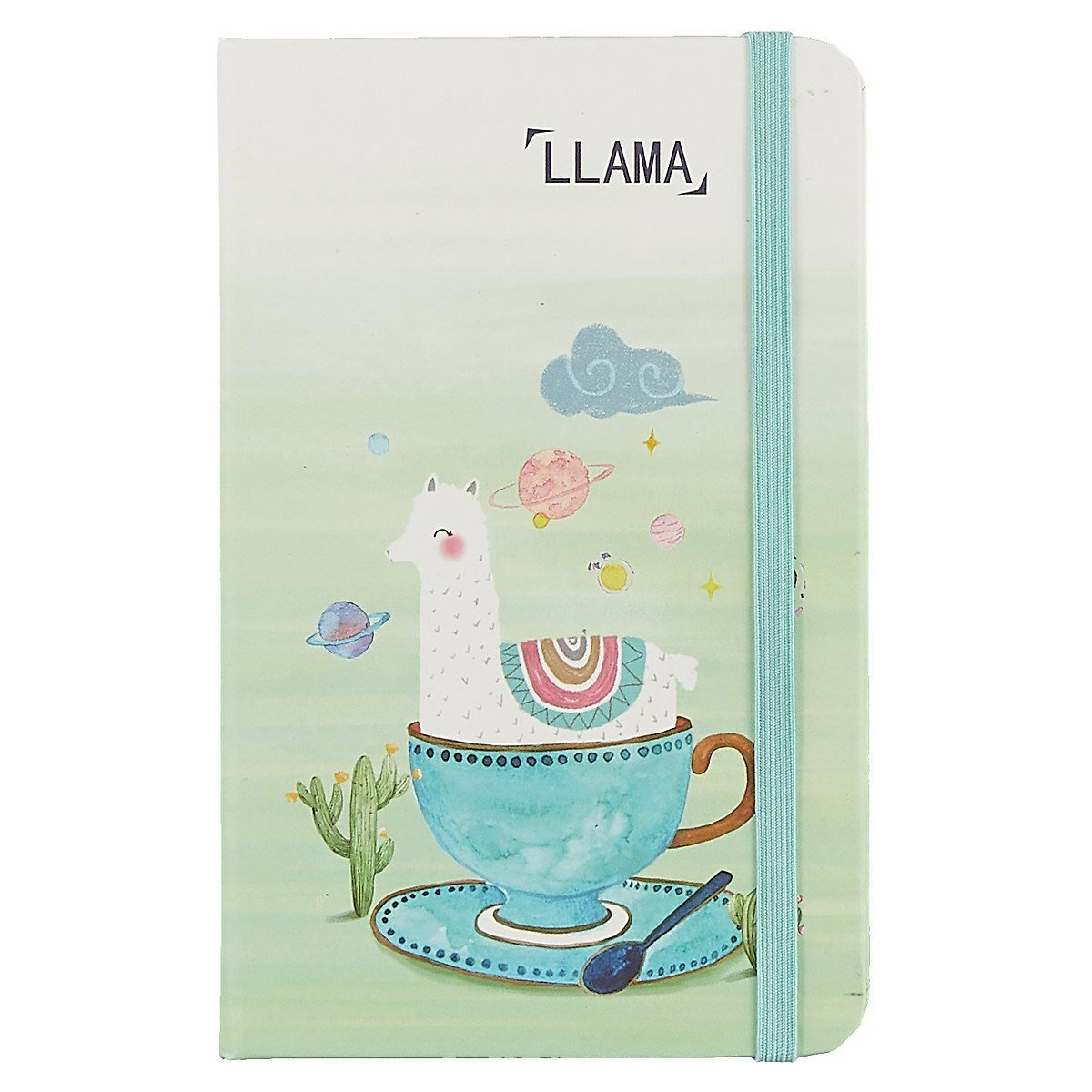 Записная книжка «Llama in cup» А6, 96 листов в клетку, в ассортименте