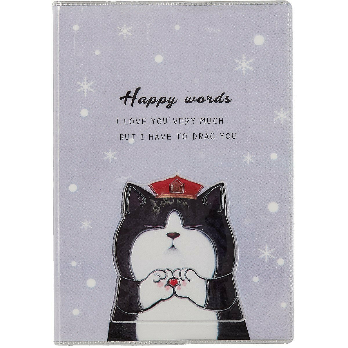 Записная книжка «Happy words» А6, 70 листов в линейку, в ассортименте