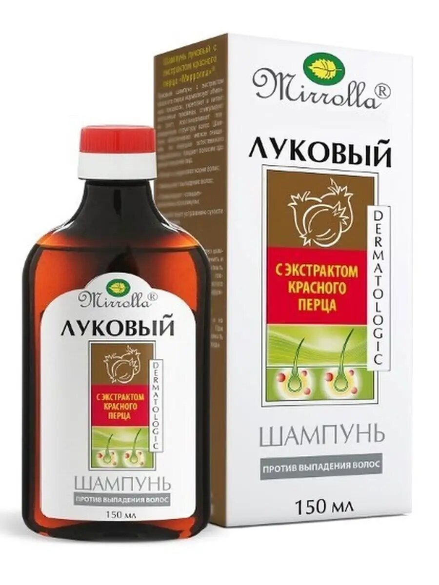 Mirrolla луковый шампунь с экстрактом кр