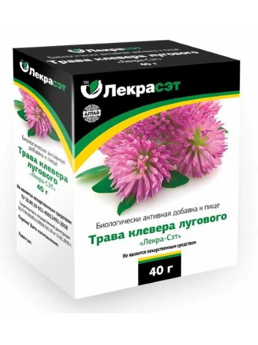 Клевера лугового трава лекра-сэт 40 гр