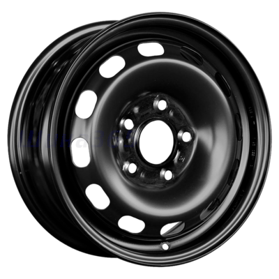 Штампованный колесный диск Magnetto 15000 AM 6x15/5x108 ET52,5 D63,3 Black Ford Focus II, Cmax