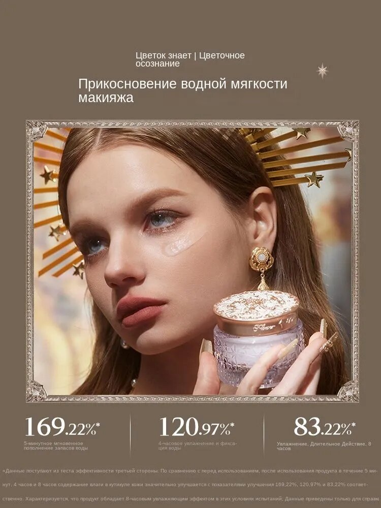 Цветок знает Little Angel Dewy Hydrating Primer Увлажняющий праймер под макияж для всех типов кожи, 1 шт. в подарочной коробке — фото 1