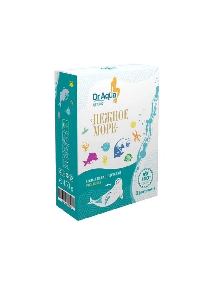 Соль для ванн детская Ромашка, соль для ванн, 450 г, 1шт.