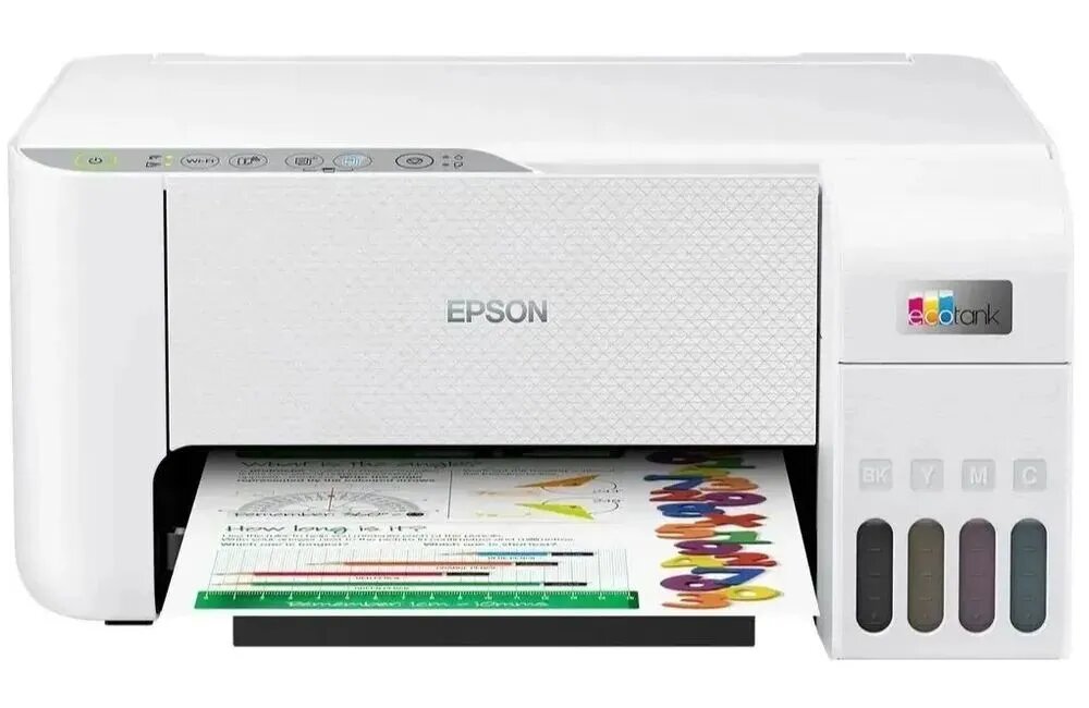 МФУ Epson L3256 для дома и офиса, цветная печать, Wi-Fi, формат А4, сканер — фото 1
