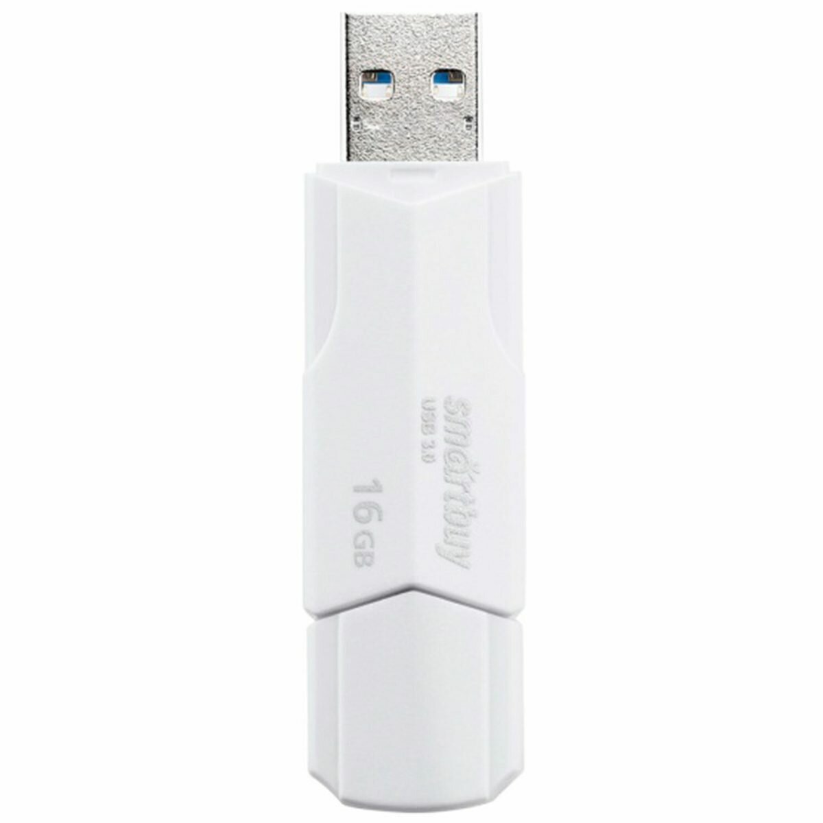 Флеш-память USB SmartBuy Clue 16Gb, USB 2.0, белый (SB16GBCLU-W)