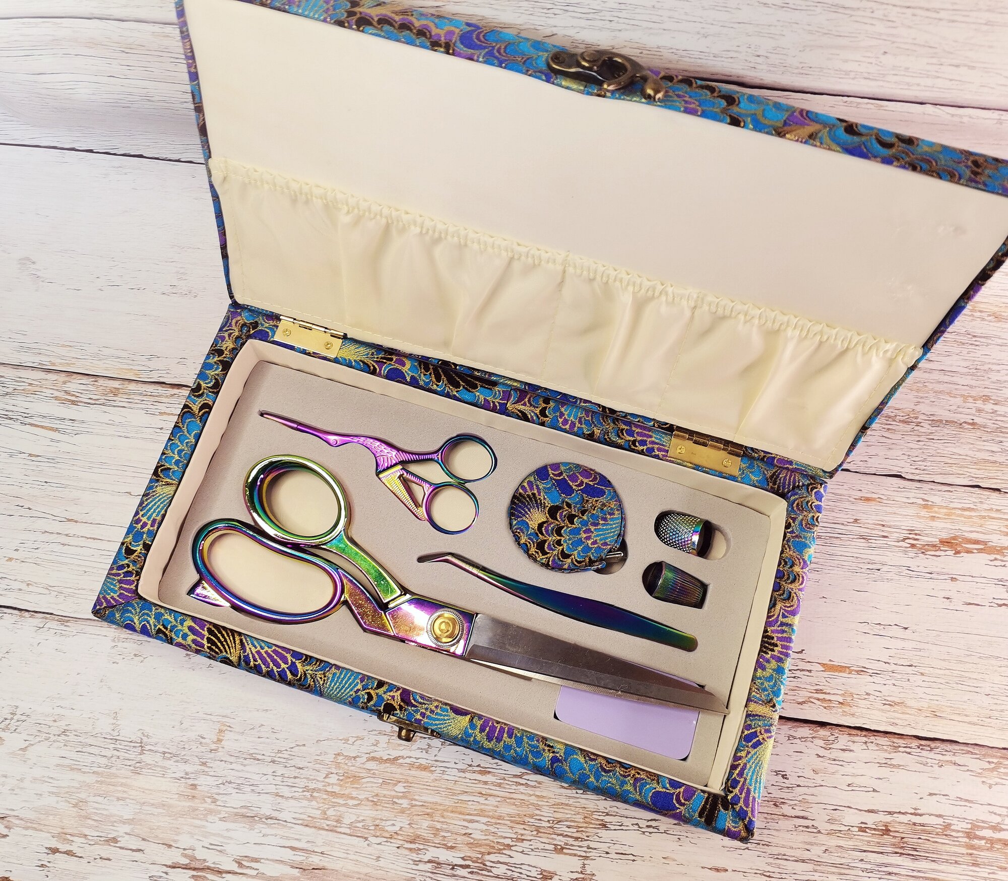 Подарочный Швейный Набор Ножниц для Творчества и Рукоделия