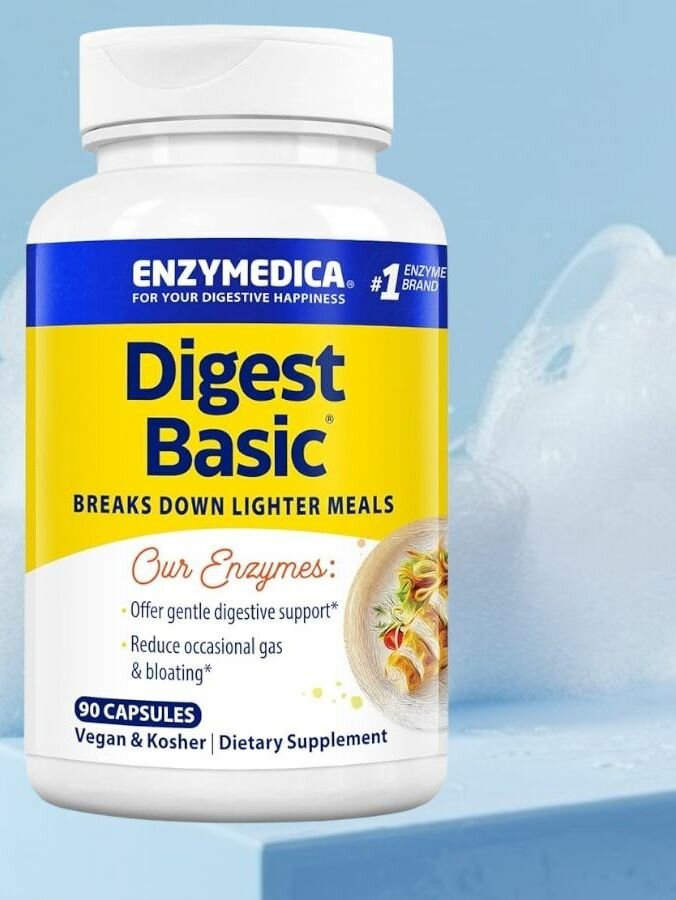 Digest Basic, формула основных ферментов 90 капсул