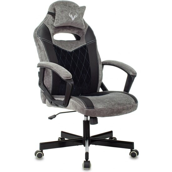 Кресло геймерское Zombie VIKING 6 KNIGHT B FABRIC черный крестовина металл