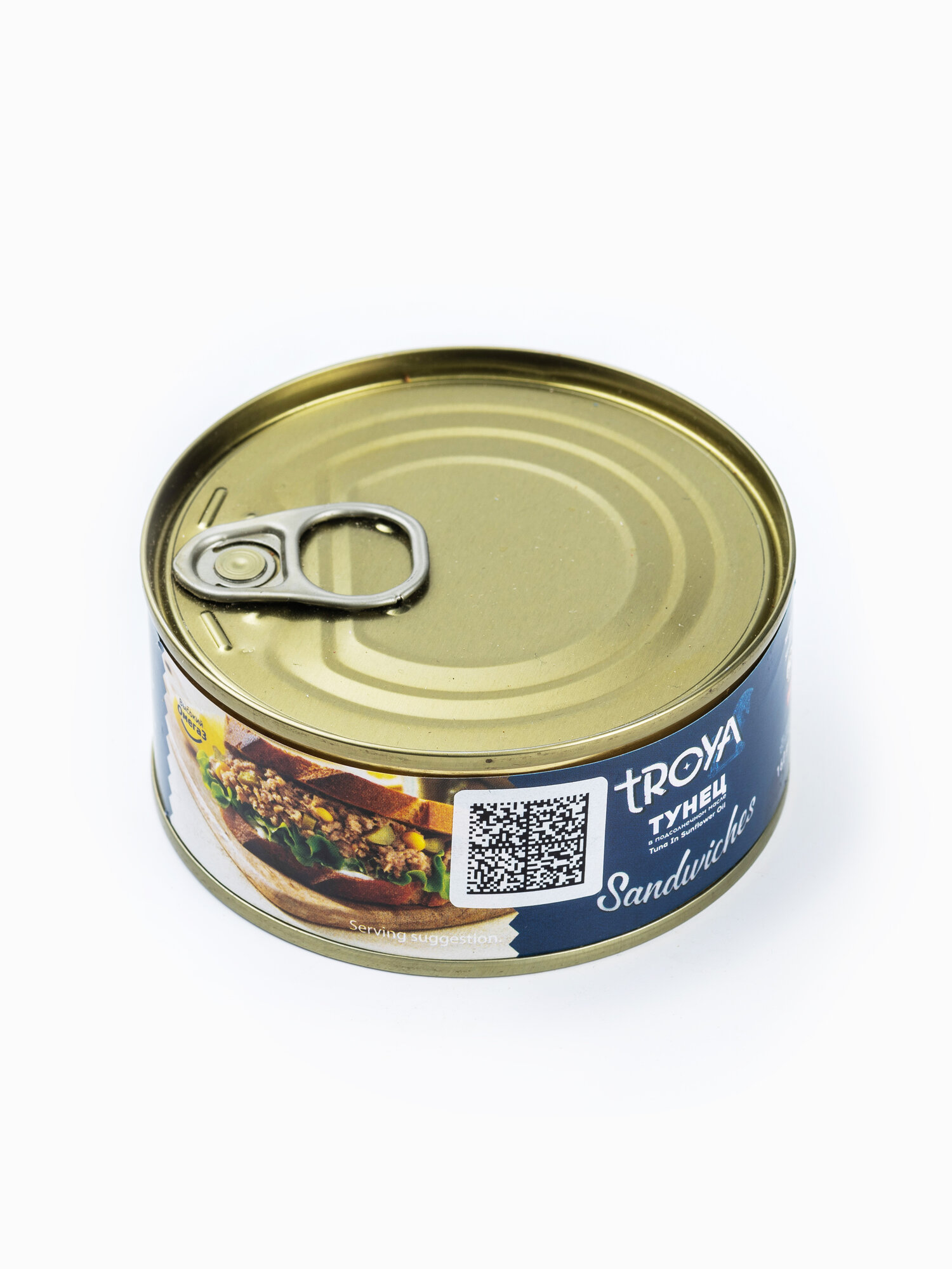 Консервированный тунец в подсолнечном масле, 160 гр. Troya от бренда DARDANEL