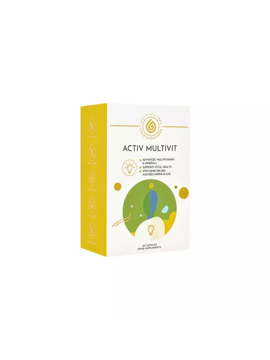 Gold'n Apotheka Activ Multivit Актив витаминс капсулы №60