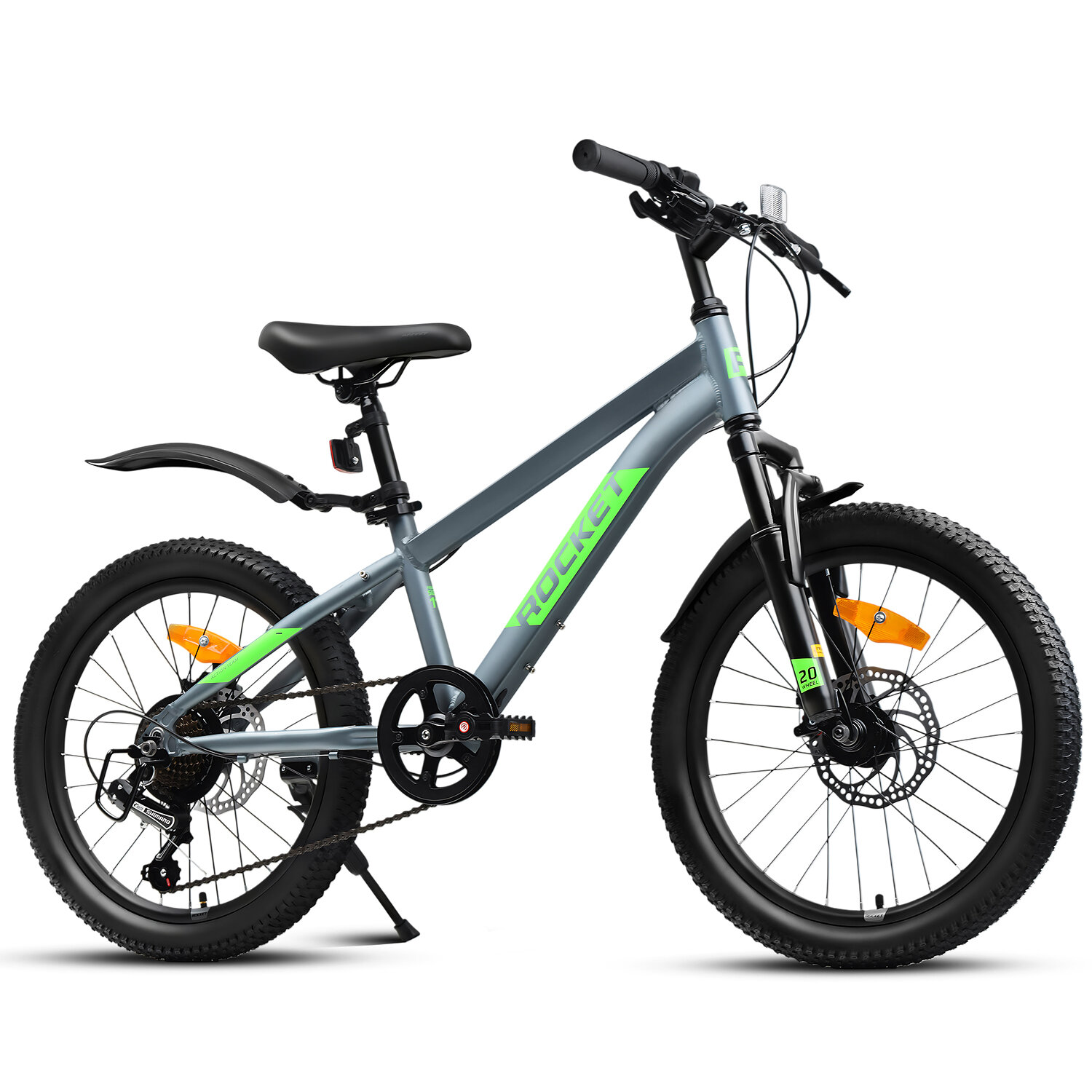 Велосипед 20" Rocket Crux 4.0 , цвет серый, размер 11", рост 120 – 135 см.