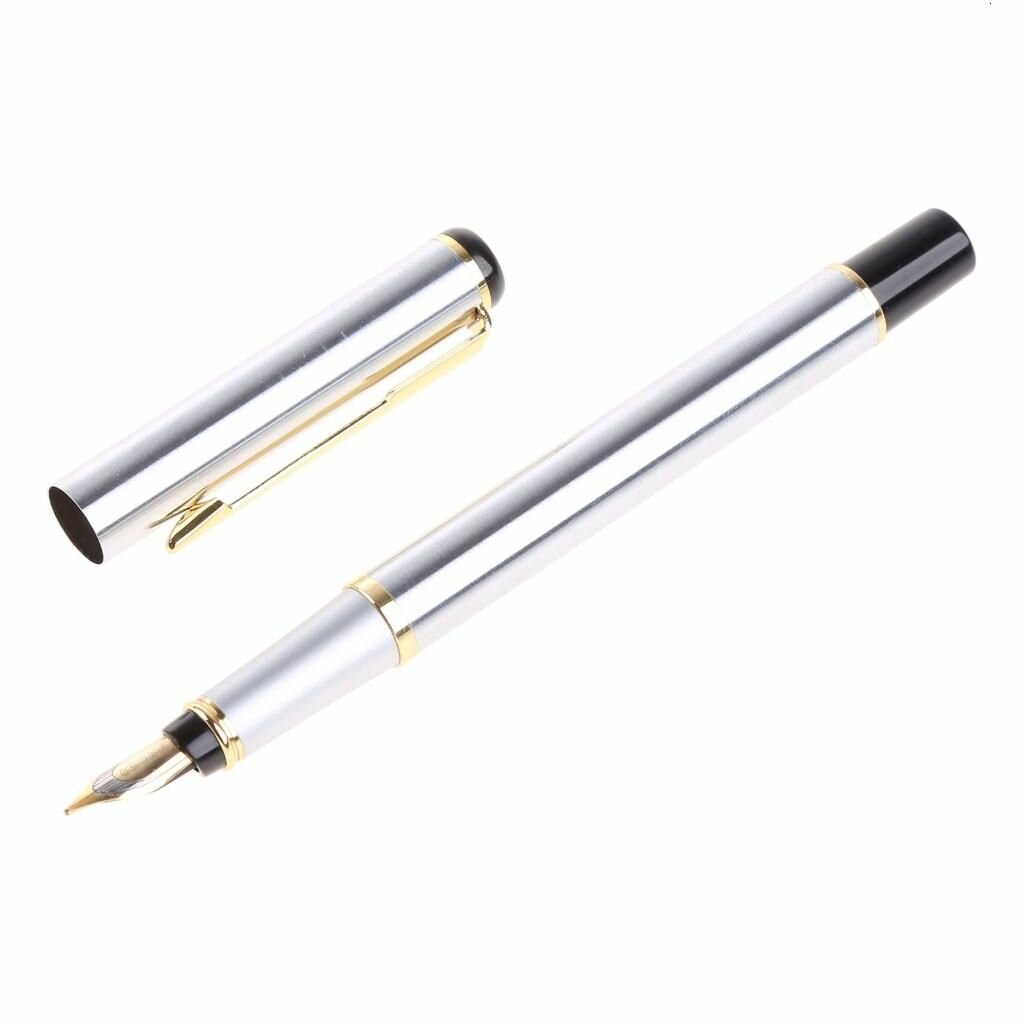 Перо-наконечник из нержавеющей стали Baoer 801, Серебро