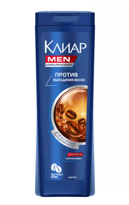 Шампунь против перхоти и выпадения волос Клиар, 200 мл, 1 шт