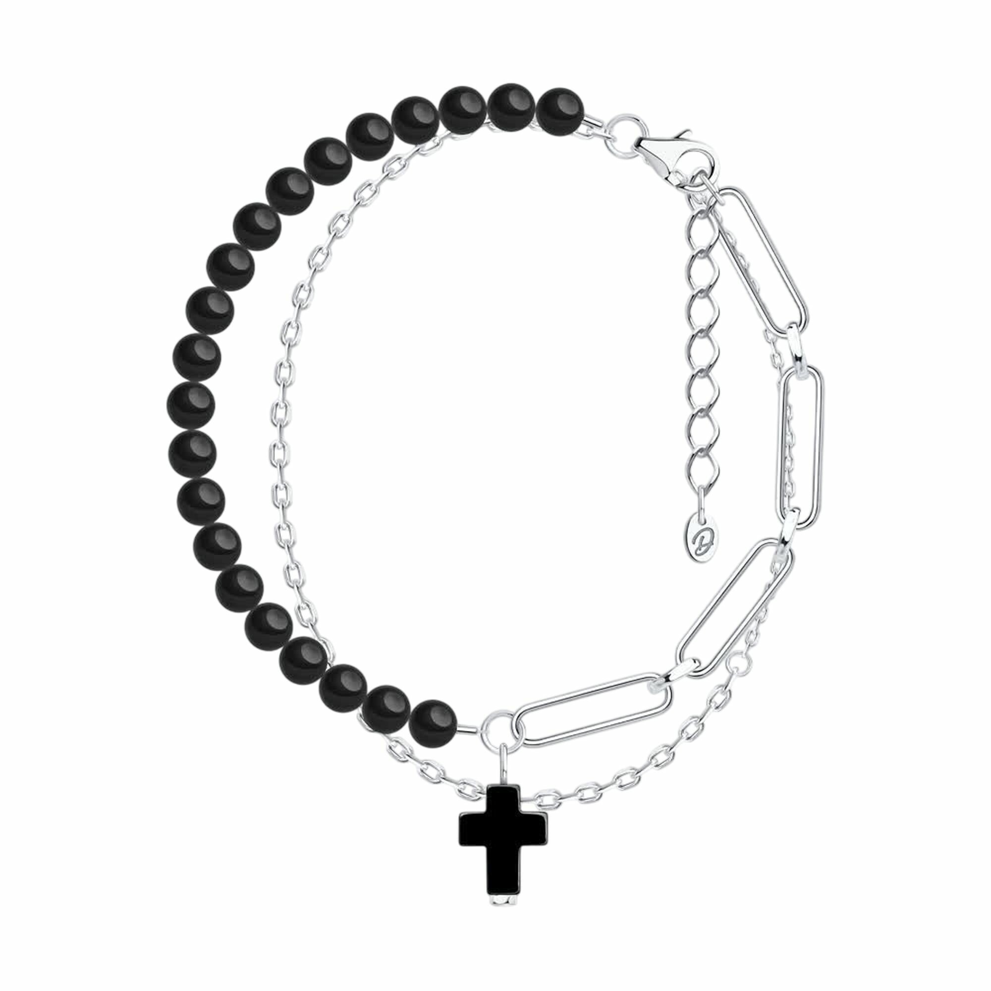 Браслет, серебро, 925 проба, родирование