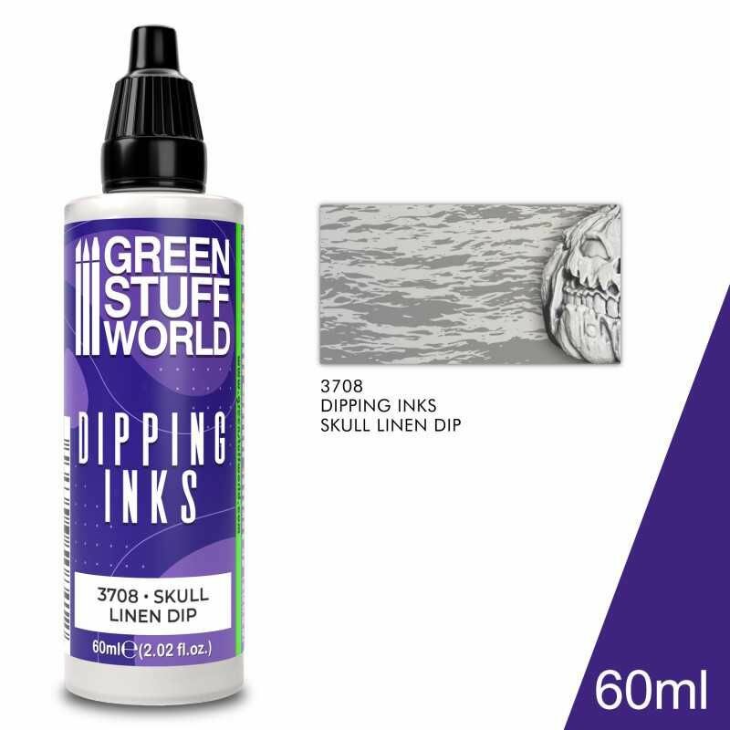 Краска акриловая 3708 цвет Skull Linen Dip, 60 мл, Dipping Inks, Green Stuff World