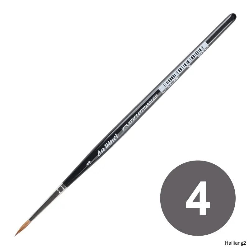 Кисть для рисования da Vinci Kolinsky-Rotmarder Веерная №0, 00, 1 шт. для акварели