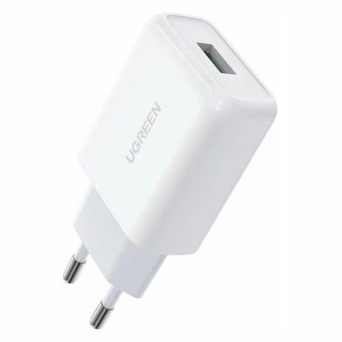 Сетевое зарядное устройство UGREEN CD122, USB, 18Вт, 3A, белый [10133_]