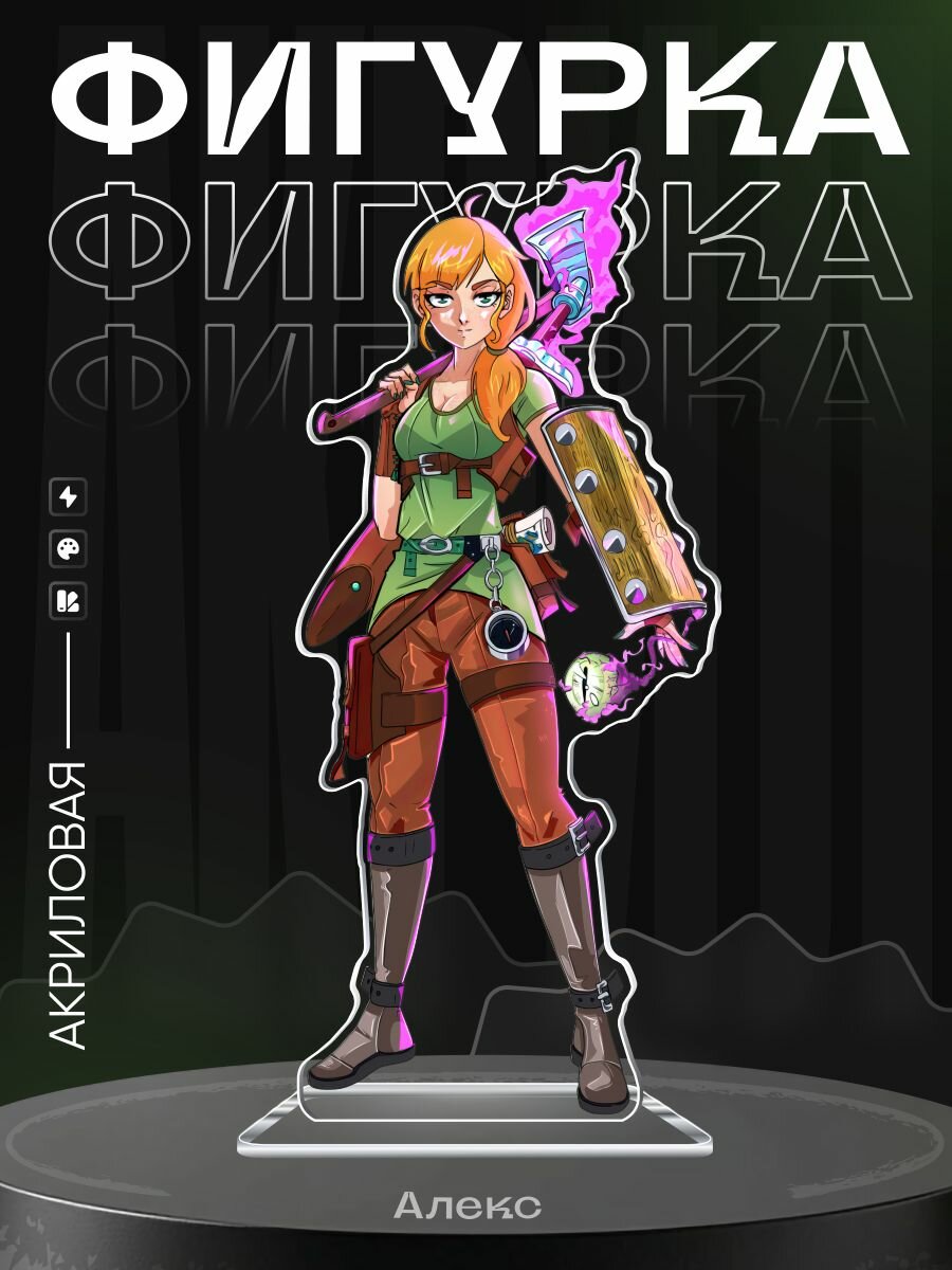 Акриловая фигурка Алекс Minecraft
