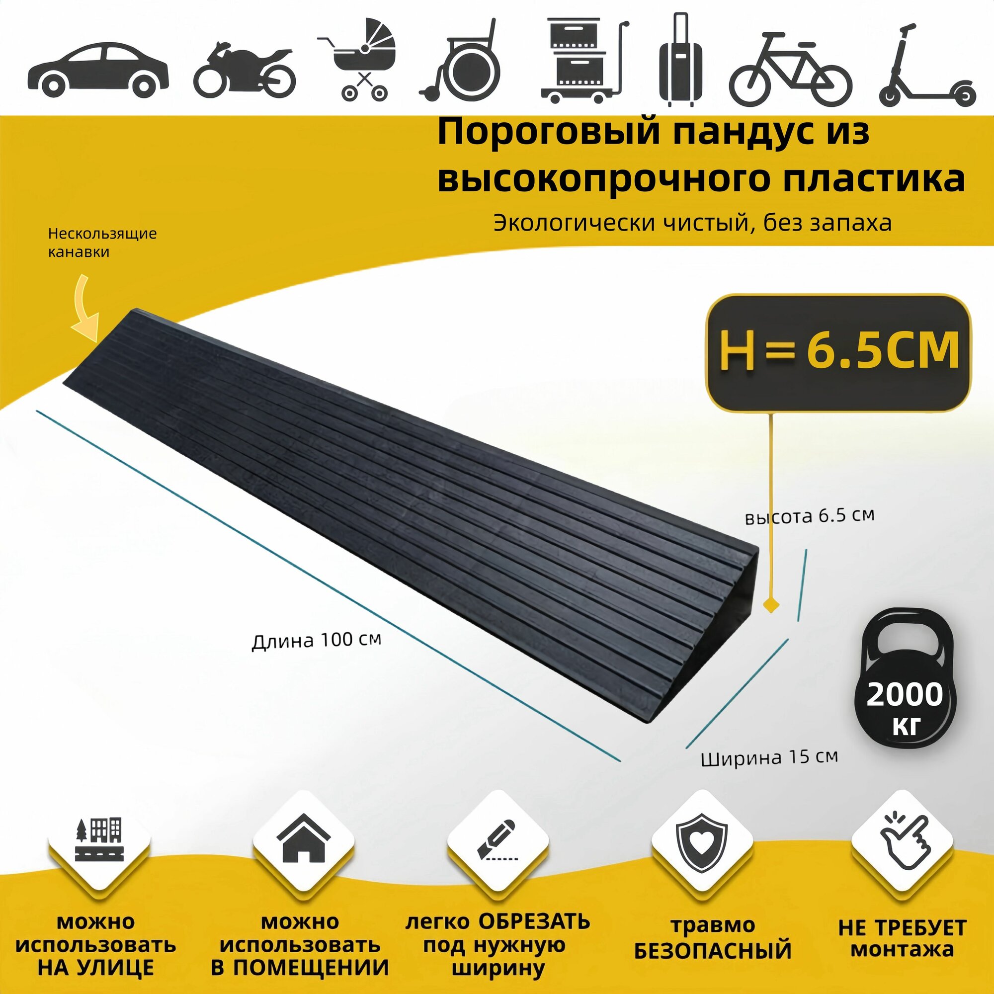 Пандус для инвалидной коляски