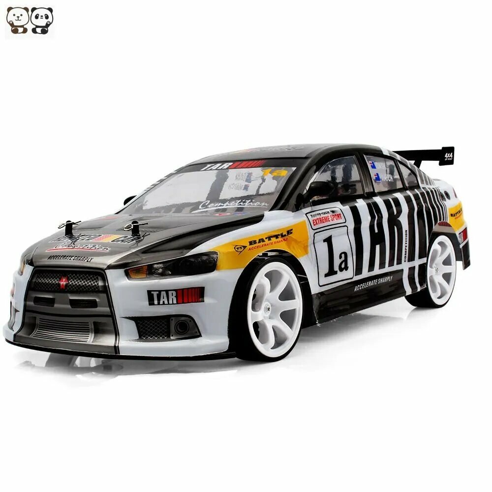 Машинка на пульте управления, Радиоуправляемый высокоскоростной дрифт-кар, масштаб 1:10, Профессиональный электрический дрифт 2,4 G с подсветкой, скорость 40-70 КМ/ч