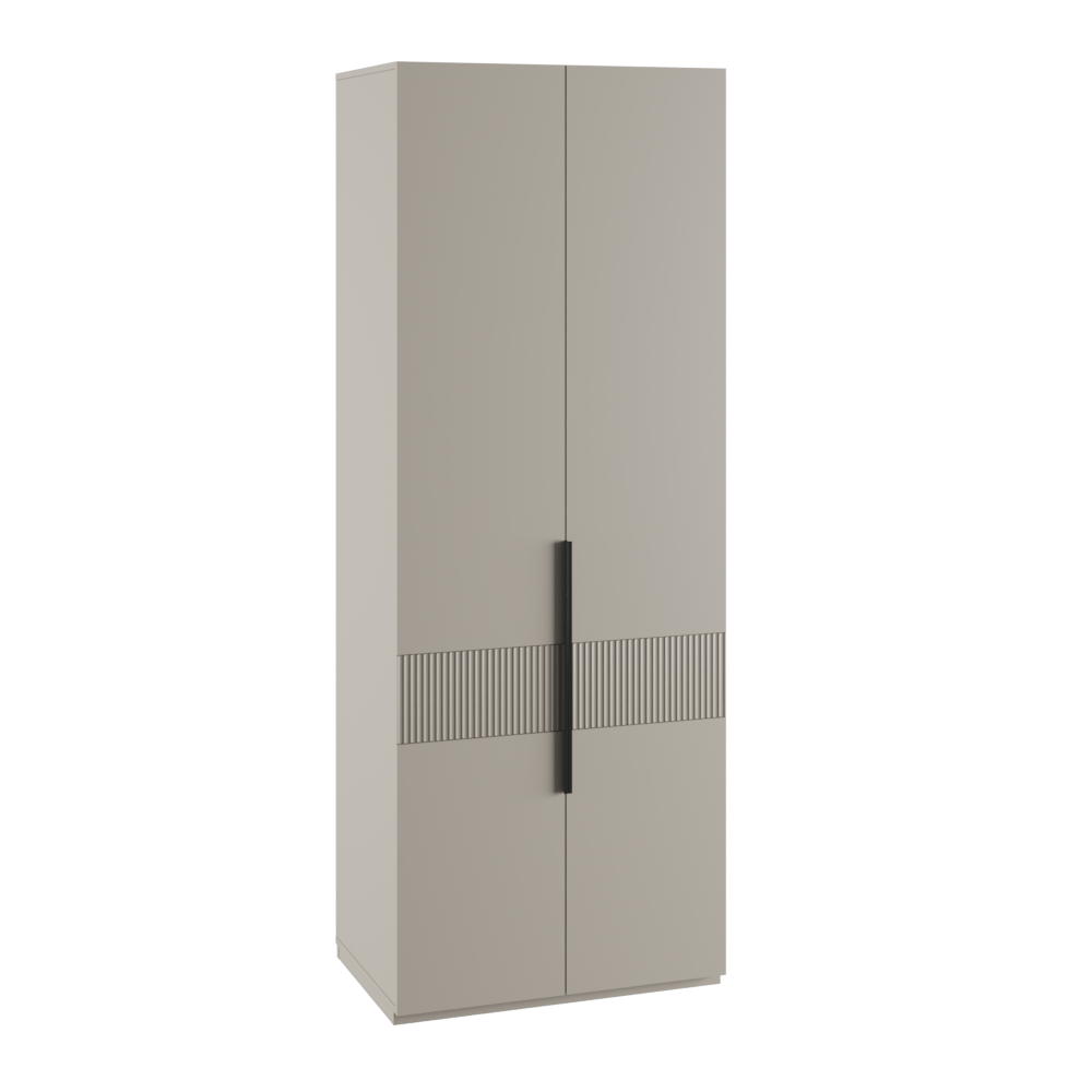 Шкаф 2-х створчатый "Ника" 90см, бежевый/кашемир