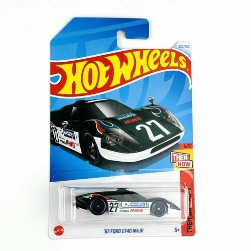 Машинка базовая Hot Wheels 67 Ford GT40 Mk.IV 27