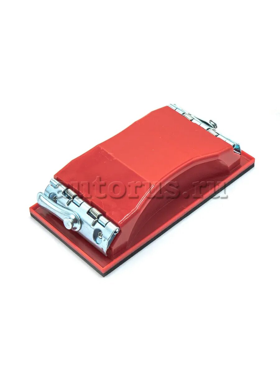 Брусок для шлифования, 160x85 мм, пластиковый с зажимами MAT