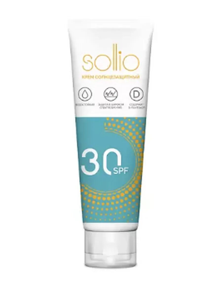 Sollio Крем Солнцезащитный SPF 30, крем, 100 мл, 1шт.