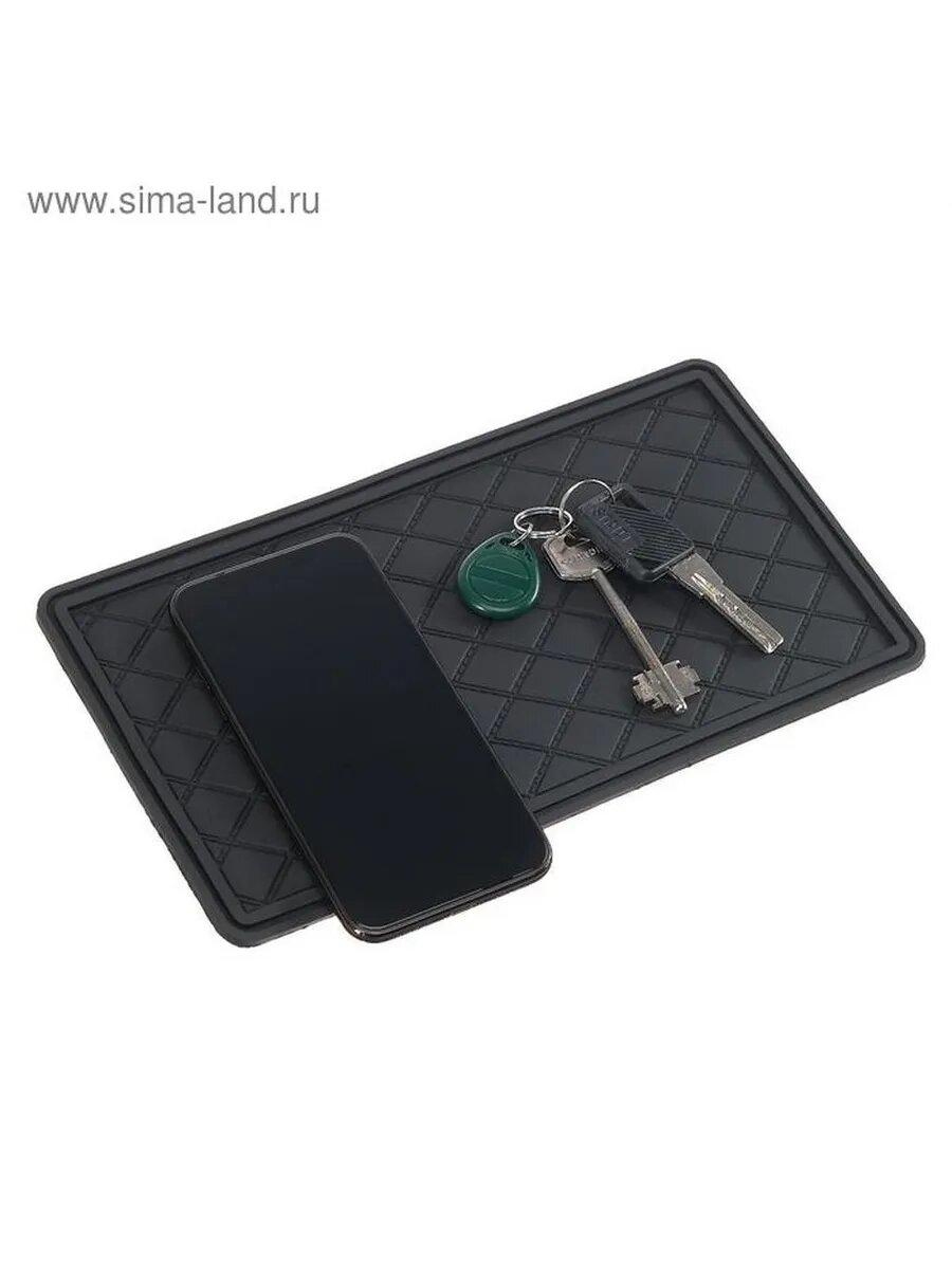 Противоскользящий коврик 20x13 см с бортиком