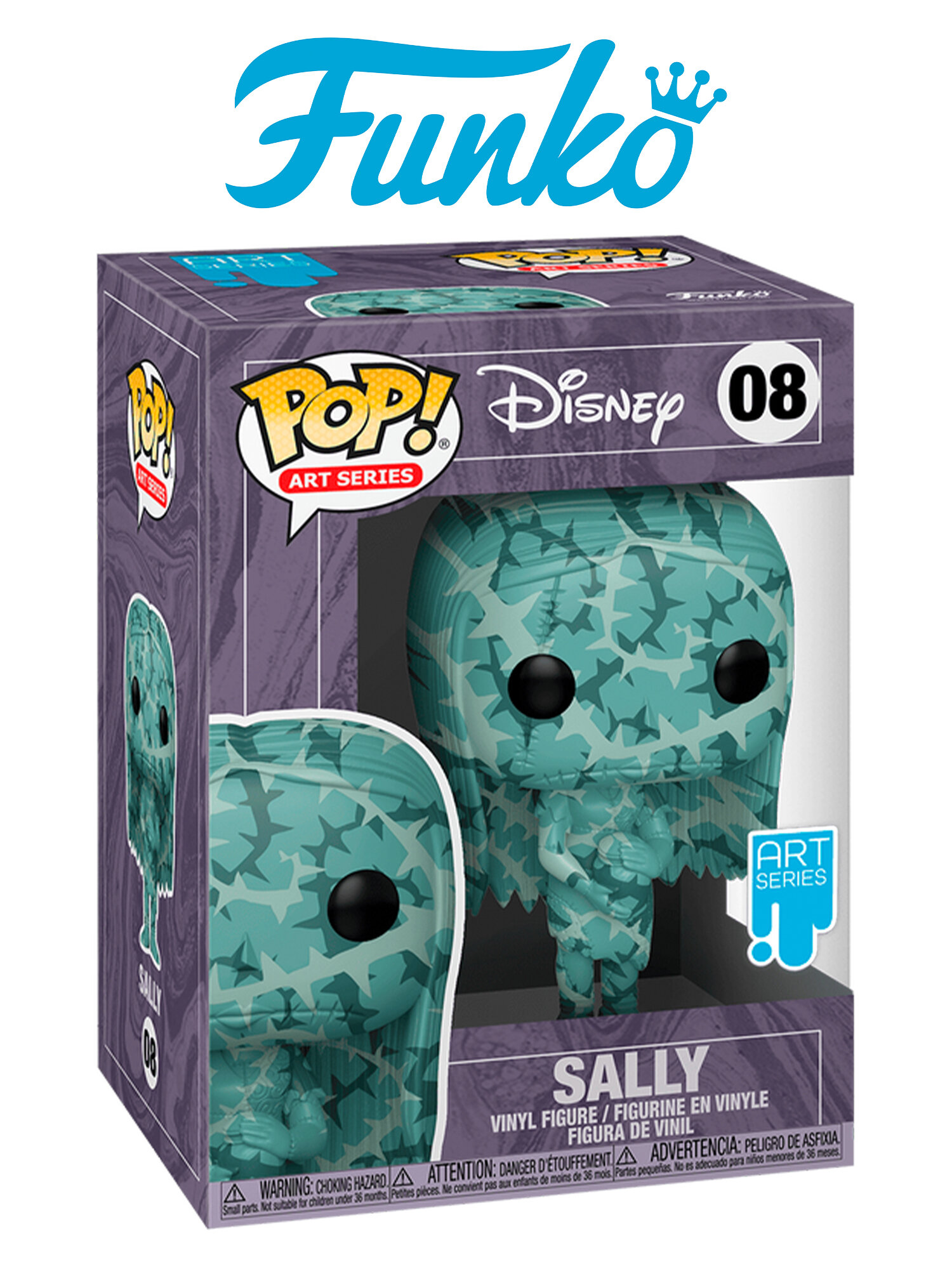 Фигурка Funko Pop Sally 08 Disney Art Series The Nightmare Before Christmas Салли Арт серия Кошмар перед Рождеством