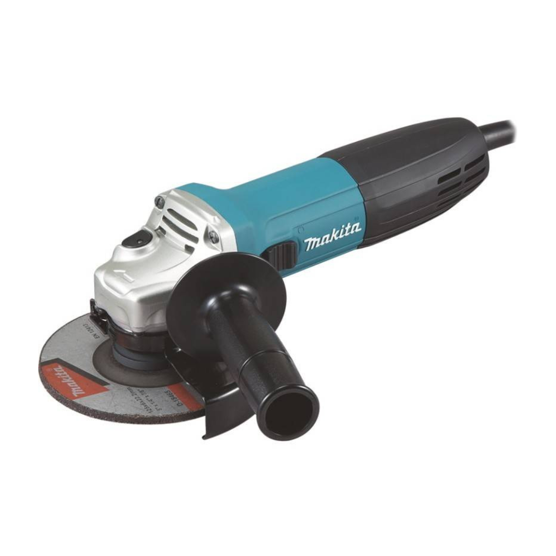 Шлифмашина угловая Makita GA5030RK, 720 Вт, диск 125 мм, 11000 об/мин, M14, кабель 2.5 м бирюзовый