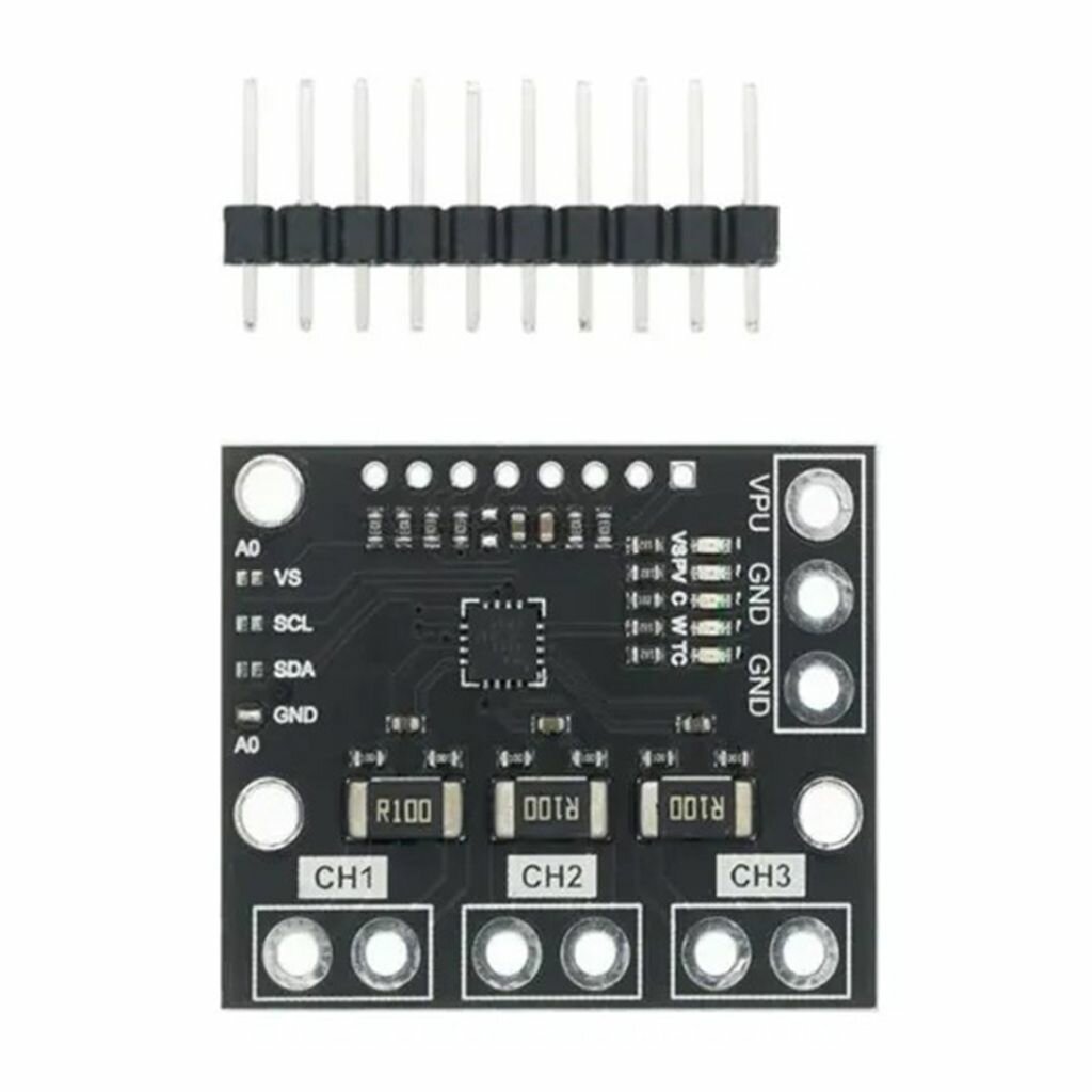 Монитор выходного тока и мощности I2C INA3221-blackboard