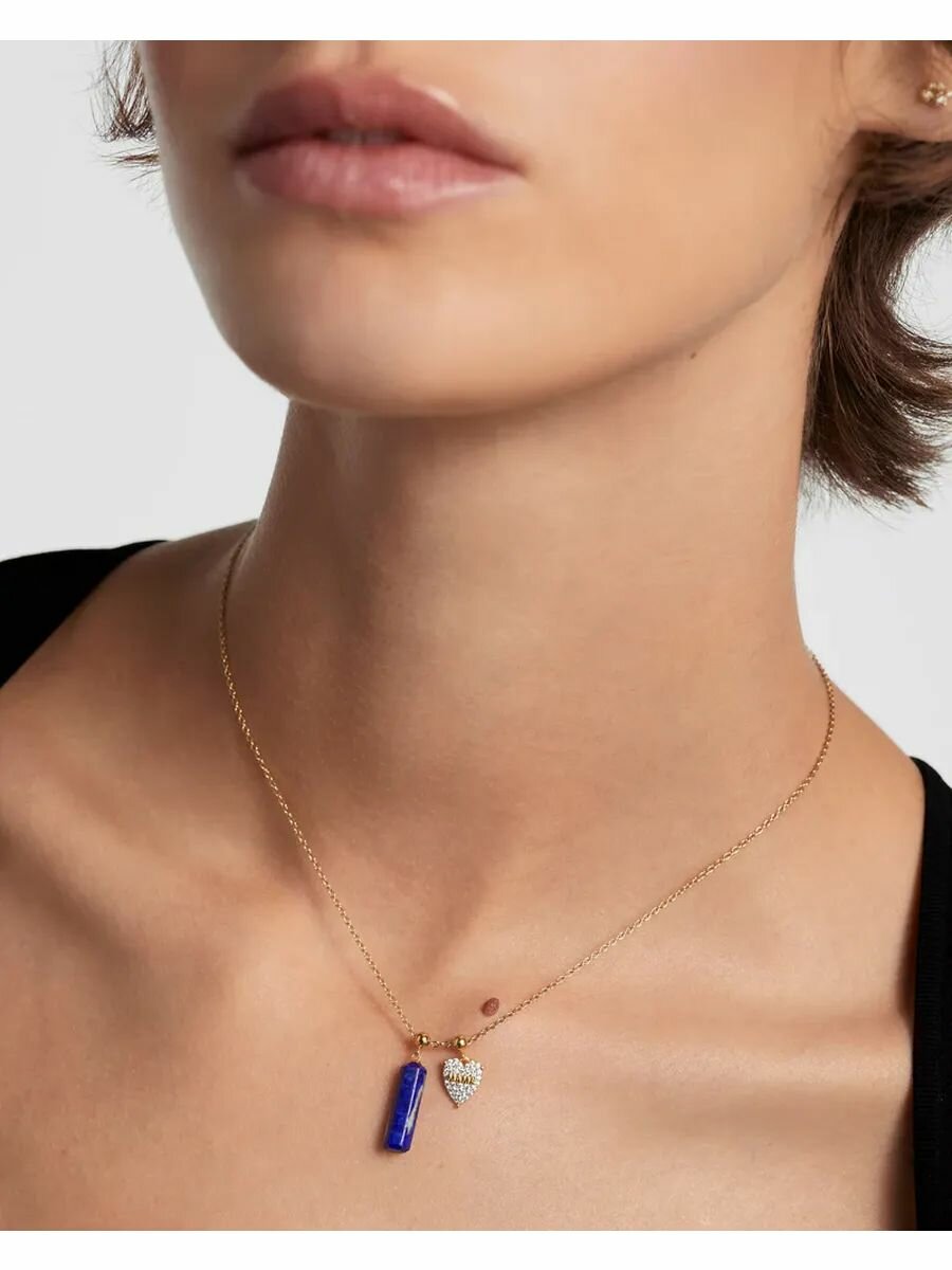 Подвеска, серебро, 925 проба, лазурит