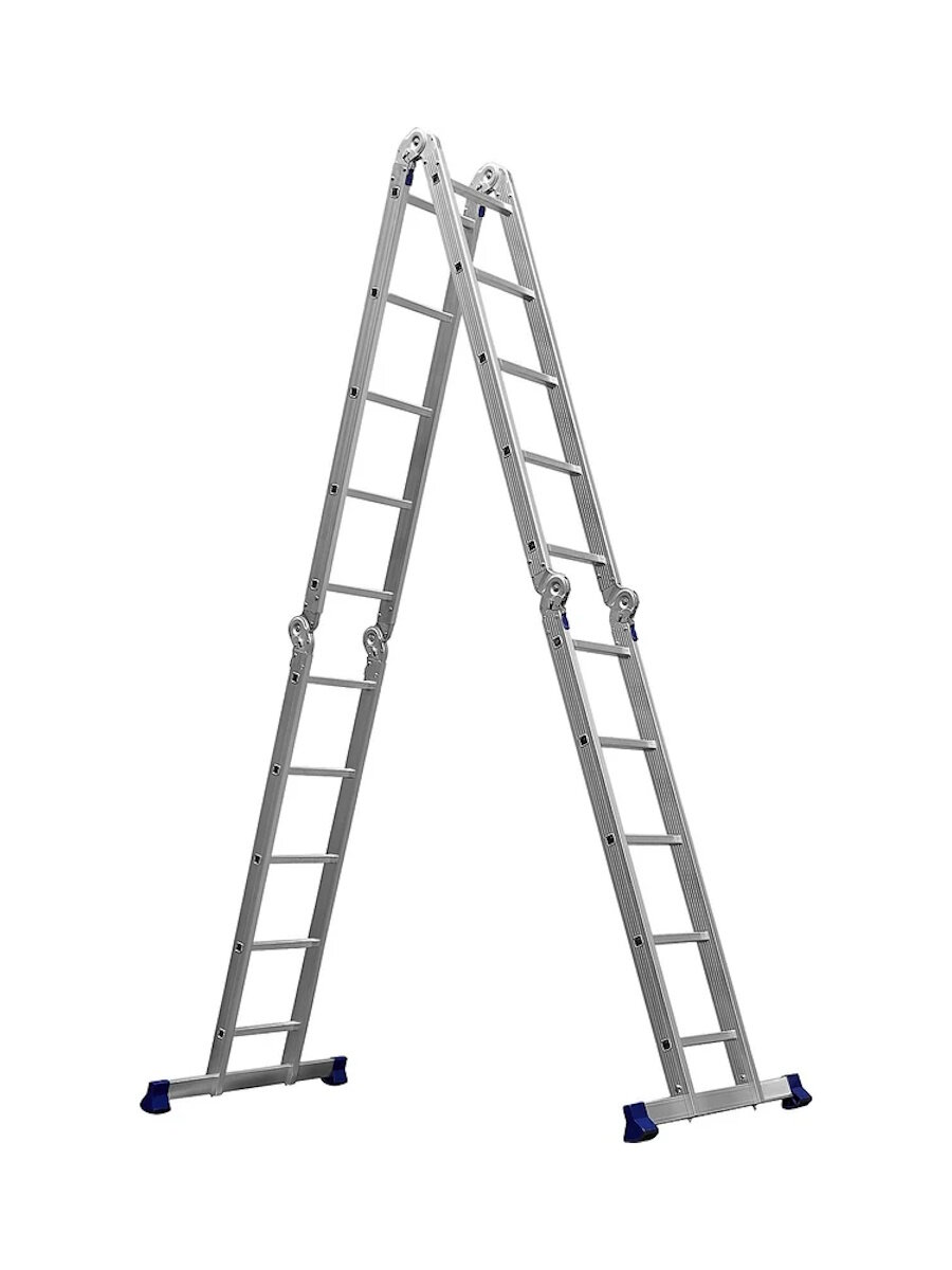 Лестница строительная Сибин (38853) алюминий, до 100 кг, до 5,76 м