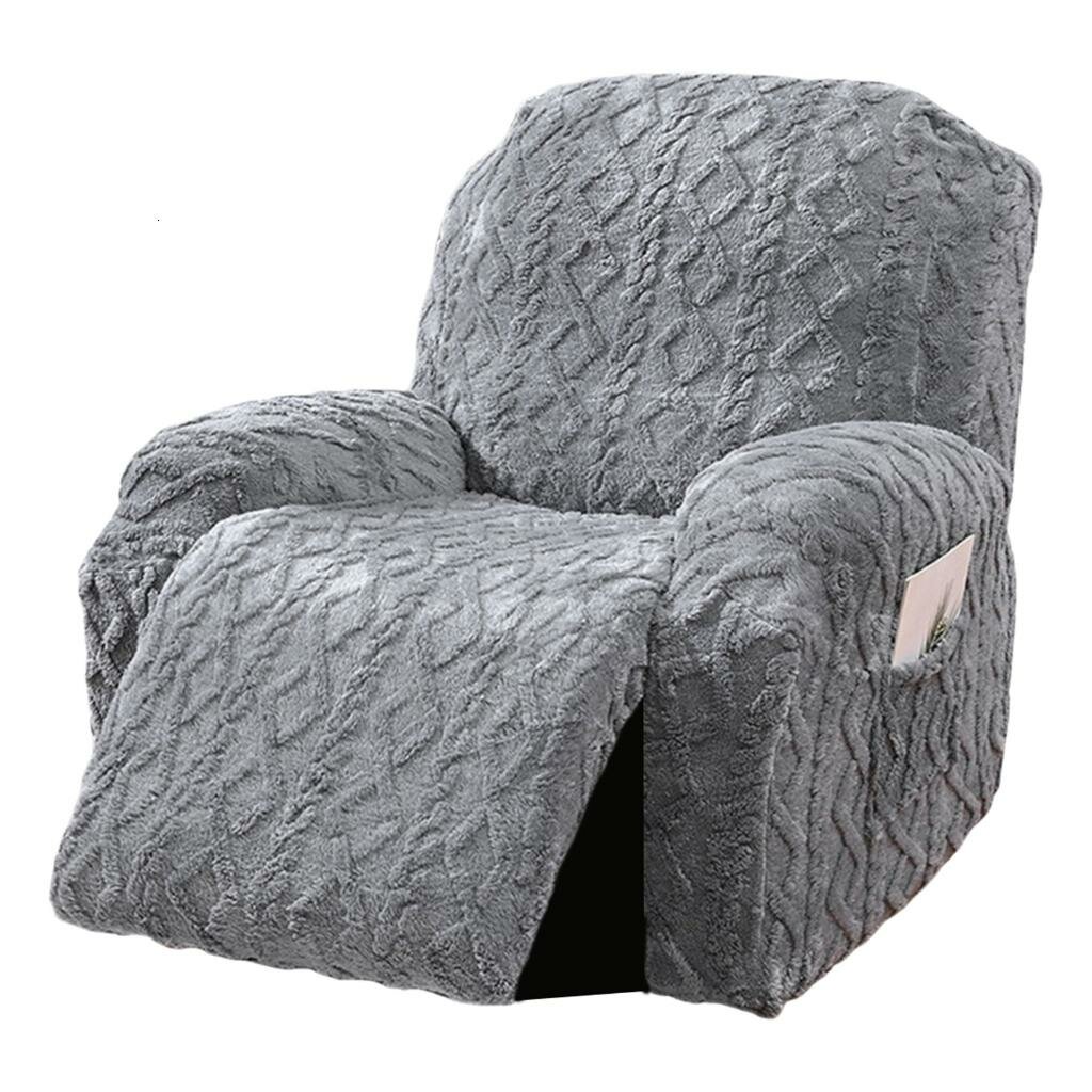 Чехлы для дивана-раскладушки с геометрическим рисунком, Светло-серый