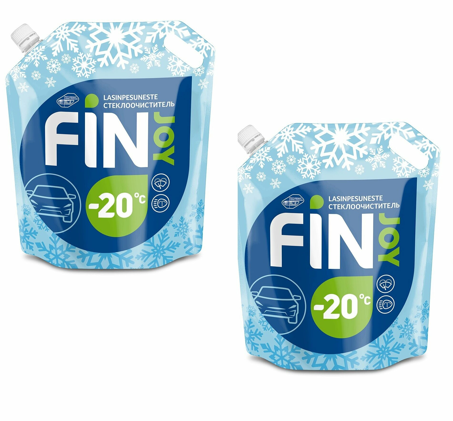 Автоочиститель Fin Joy Tech стёкол ( -20° C), 3,5 л дой-пак 2упаковки