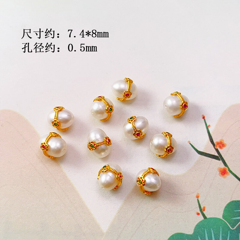 Подвеска в виде цветка-пятиконечной звезды из натуральной жемчужно-белой раковины, подвеска-бабочка в виде колоска, бусина-цилиндр, обернутая бусина, новые аксессуары для браслетов своими руками.