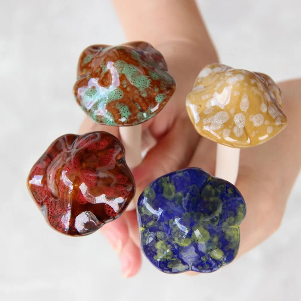 Статуэтка "Грибы", assorted color, высота 4.88 см, длина 11.34 см