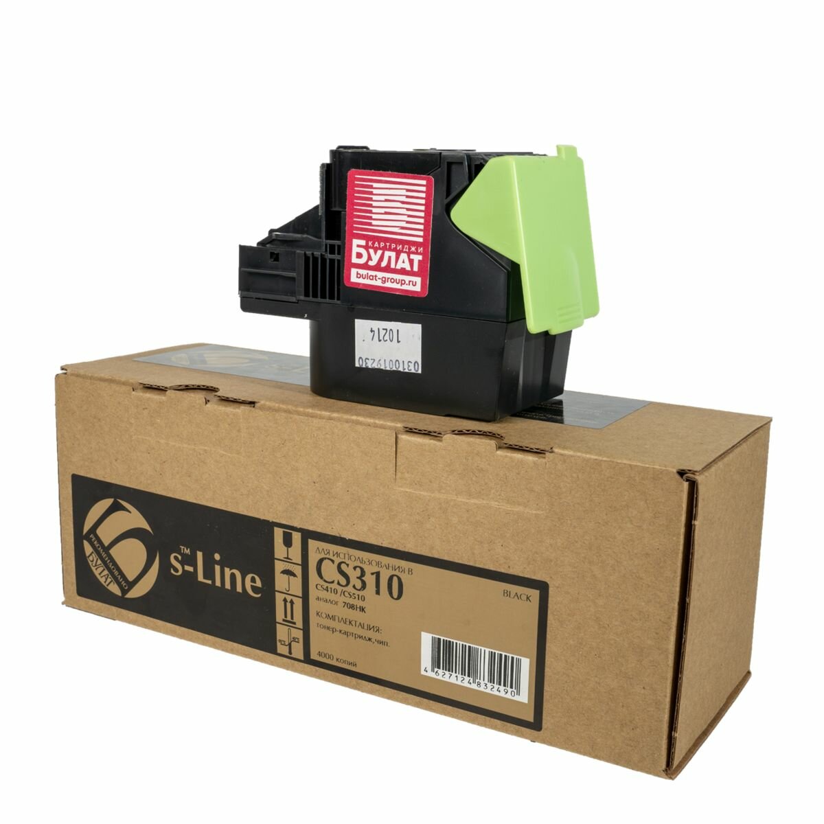 Тонер-картридж булат s-Line 70C8HK0 для Lexmark CS310 (Чёрный, 4000 стр.)